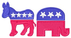 Political Symbol Embroidery Design | AnnTheGran.com