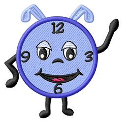 Clock Embroidery Design | AnnTheGran.com
