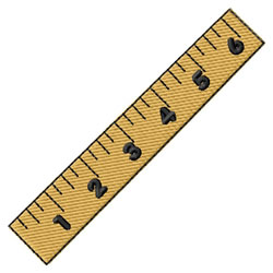 Ruler Embroidery Design | AnnTheGran.com