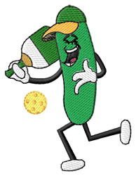 Pickle Player Embroidery Design | AnnTheGran.com