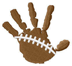 Football Hand Embroidery Design | AnnTheGran.com