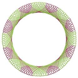 Circular Spirograph Embroidery Design | AnnTheGran.com