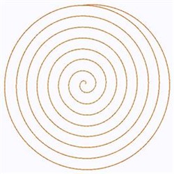 Large Spiral Embroidery Design | AnnTheGran.com