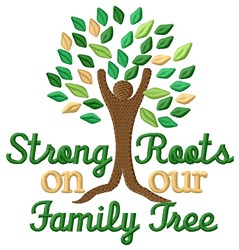 Strong Roots Embroidery Design | AnnTheGran.com