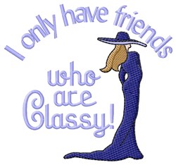 Classy Friends Embroidery Design | AnnTheGran.com