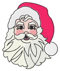 Santa Face Embroidery Design | AnnTheGran.com