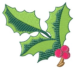 Holly Embroidery Design | AnnTheGran.com