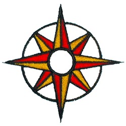 Compass Rose Embroidery Design | AnnTheGran.com