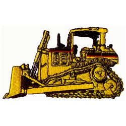 Dozer Embroidery Design | AnnTheGran.com