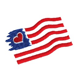 American Flag Embroidery Design | AnnTheGran.com
