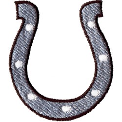 Horseshoe Embroidery Design | AnnTheGran.com