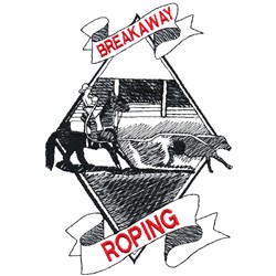 Breakaway Roping Embroidery Design | AnnTheGran.com