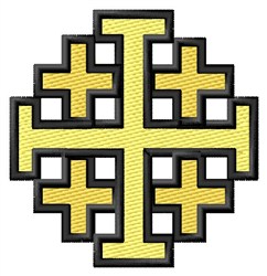 Jerusalem Cross Embroidery Design | AnnTheGran.com