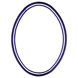 Double Oval Frame Embroidery Design | AnnTheGran.com