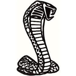 Cobra Embroidery Design | AnnTheGran.com