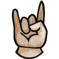 Shaka Sign Embroidery Design | AnnTheGran.com