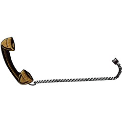 Telephone Embroidery Design | AnnTheGran.com