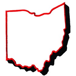 Ohio Embroidery Design | AnnTheGran.com