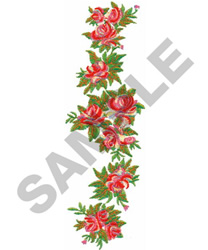 ROSE BORDER Embroidery Design | AnnTheGran.com