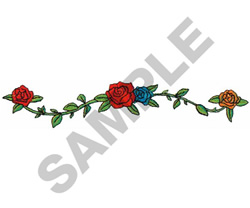 ROSE BORDER Embroidery Design | AnnTheGran.com