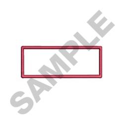 Narrow Rectangle Border Embroidery Design | AnnTheGran.com