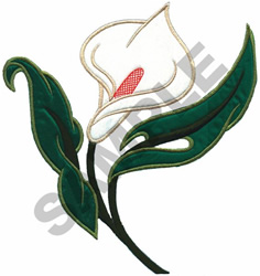 LILY APPLIQUE Embroidery Design | AnnTheGran.com