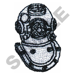 DEEP SEA DIVING HELMET Embroidery Design | AnnTheGran.com