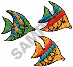TROPICAL FISH Embroidery Design | AnnTheGran.com