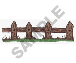 FENCE Embroidery Design | AnnTheGran.com