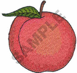PEACH Embroidery Design | AnnTheGran.com