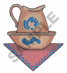 WASH BASIN Embroidery Design | AnnTheGran.com