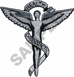 CADUCEUS Embroidery Design | AnnTheGran.com
