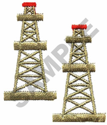 OIL RIGS Embroidery Design | AnnTheGran.com