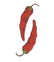 Chili Peppers Embroidery Design | AnnTheGran.com