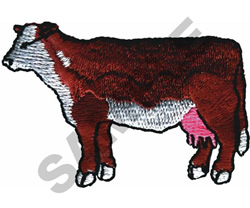 HERE HEIFER Embroidery Design | AnnTheGran.com