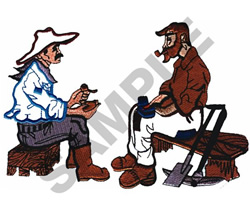 GOLD MINER APPLIQUE Embroidery Design | AnnTheGran.com