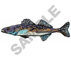 WALLEYE Embroidery Design | AnnTheGran.com
