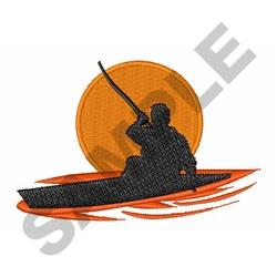 Kayaking Embroidery Design | AnnTheGran.com