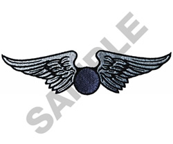 PILOT WINGS Embroidery Design | AnnTheGran.com