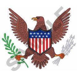AMERICAN EAGLE CREST Embroidery Design | AnnTheGran.com