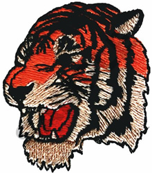 TIGER Embroidery Design | AnnTheGran.com
