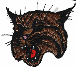 BOBCAT Embroidery Design | AnnTheGran.com
