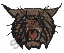 WILDCAT HEAD Embroidery Design | AnnTheGran.com