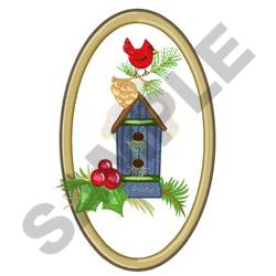 APPLIQUE WINTER CARDINAL Embroidery Design | AnnTheGran.com