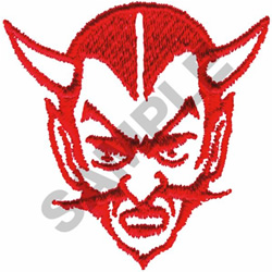 DEVIL Embroidery Design | AnnTheGran.com