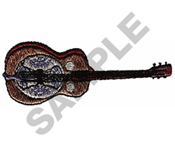 GUITAR Embroidery Design | AnnTheGran.com