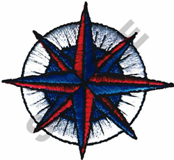 COMPASS Embroidery Design | AnnTheGran.com