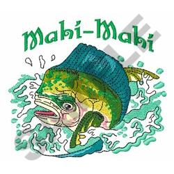 MAHI MAHI Embroidery Design | AnnTheGran.com