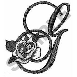 ROSE EMBELLISHED G Embroidery Design | AnnTheGran.com