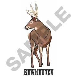 BOW HUNTER Embroidery Design | AnnTheGran.com